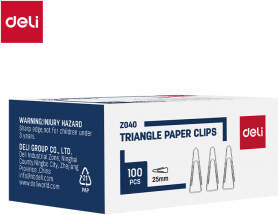 Deli Kapese Aktesh 25 mm, 100cp triangle – Kancelari B2B